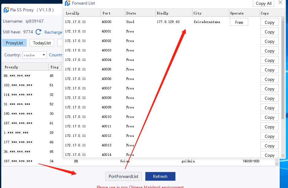 PIA S5 proxy settings | MULOGIN DOC