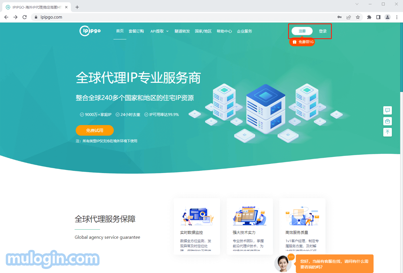 IPIPGO代理设置 | MuLogin帮助文档